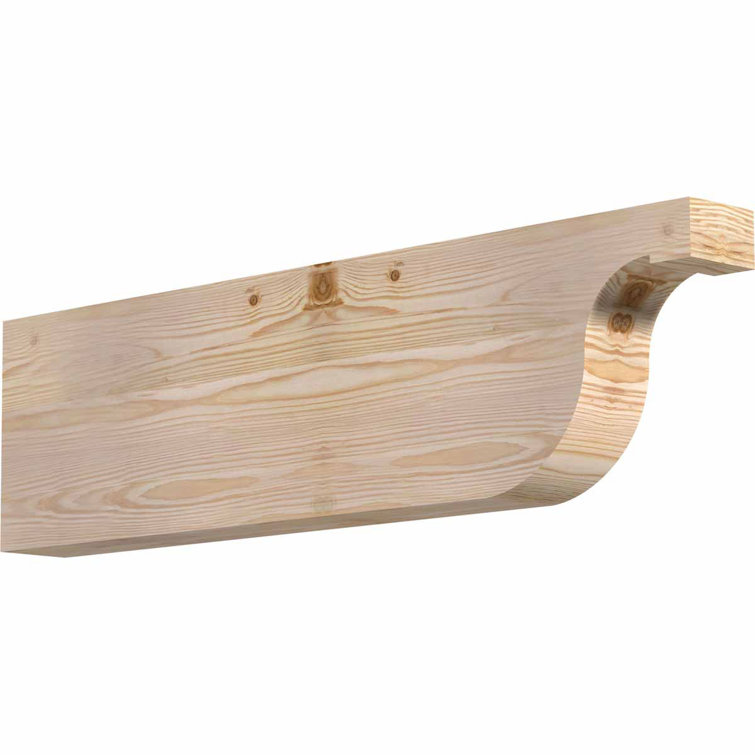 PCI Enterprises 3 1/2"W x 10"H x 36"L Del Monte Smooth Rafter Tail ...