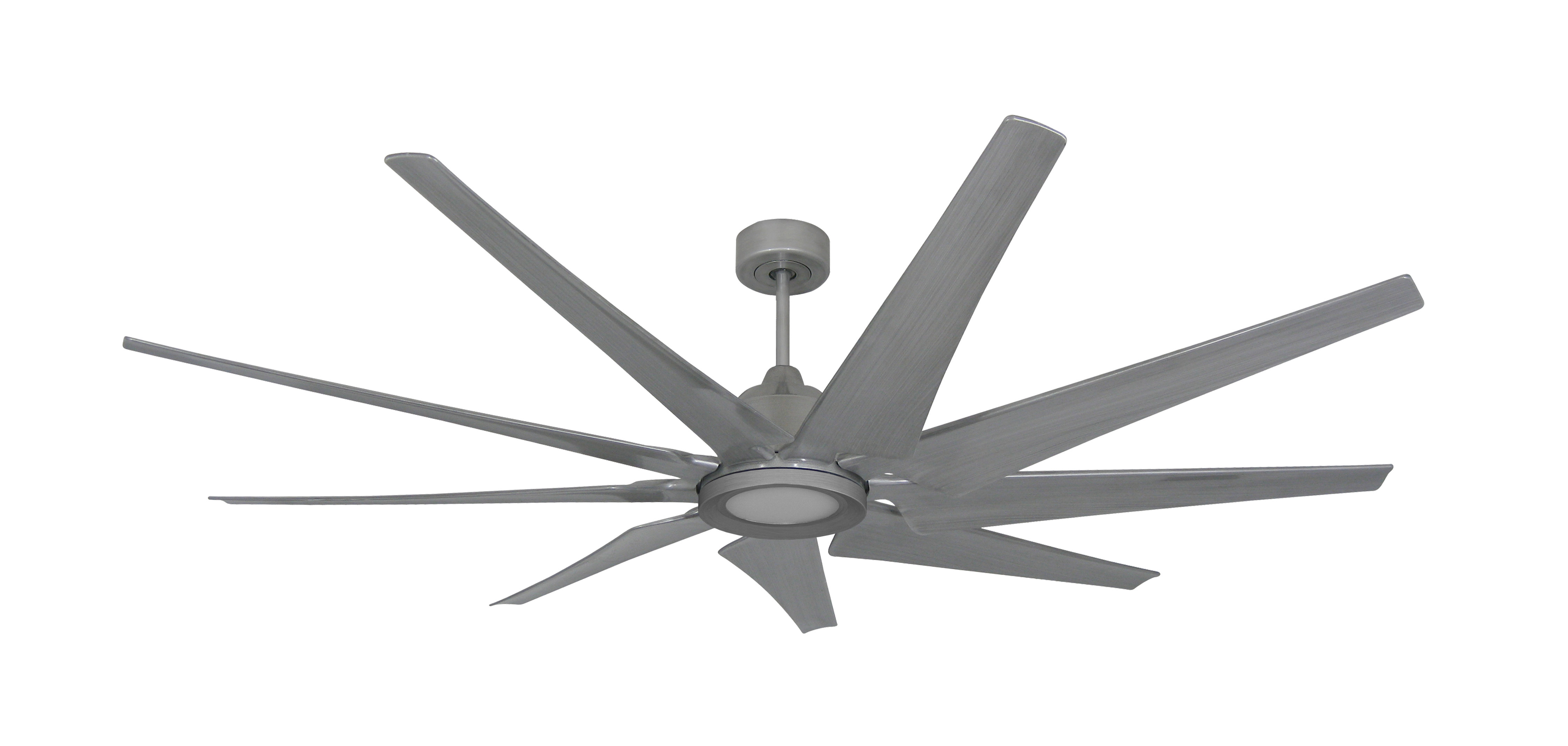 TroposAir 72" Liberator 9 - Blade LED Smart Windmill Ceiling Fan with ...