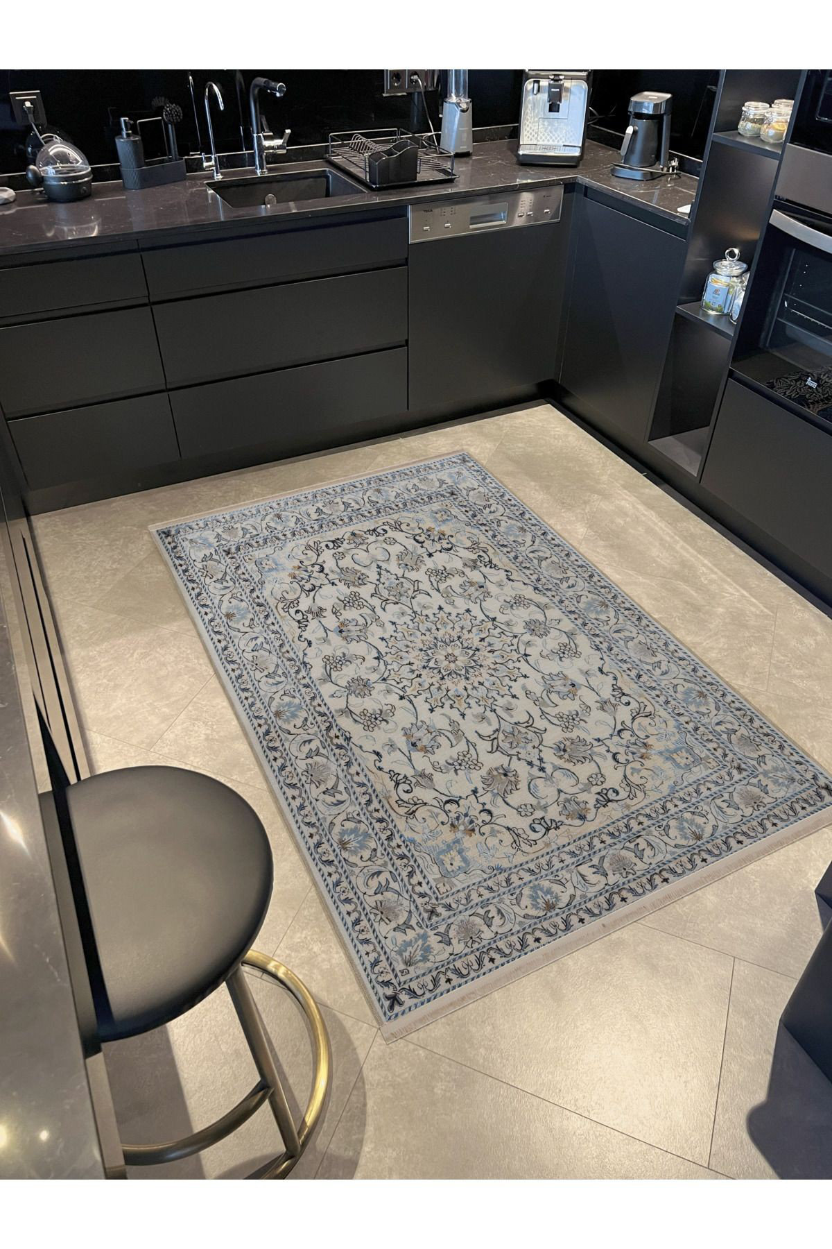 Hokku Designs Rey Collection Modern Low-Dust Rug - Wayfair Canada