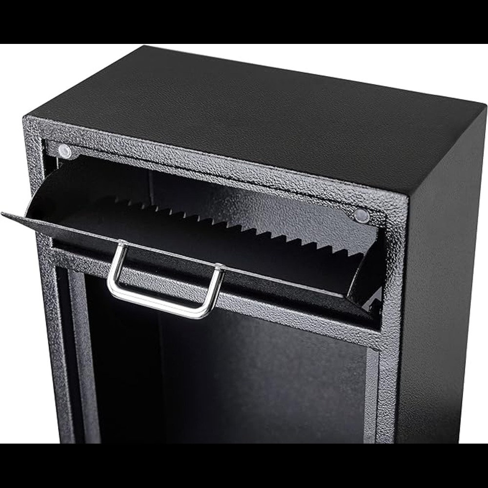 Invenitiah Locking Wall Mailbox Drop Safe For Business - 1.2Mm Heavy ...