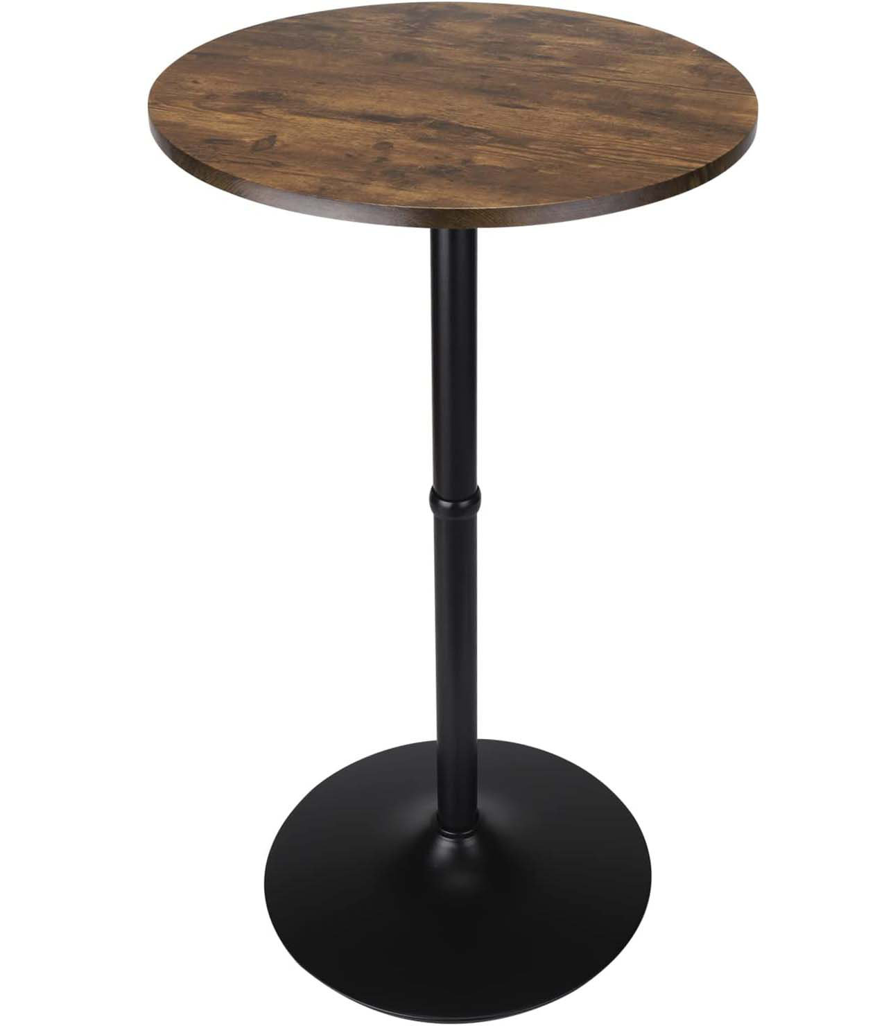 Ivy Bronx MDF Round Top Not Adjustable (41 INCHES Height) Bar Table ...
