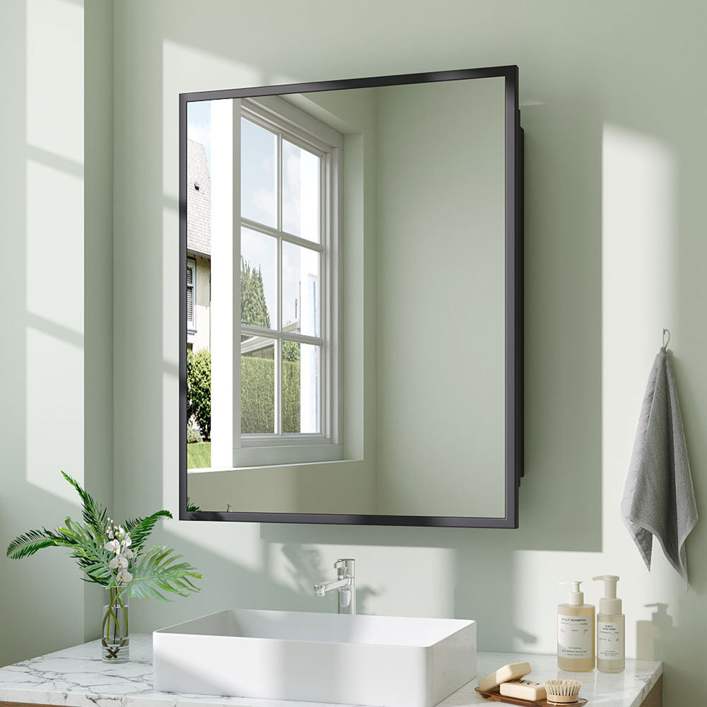 Brayden Studio Surface Mount Mirror Cabinet | Wayfair.ie