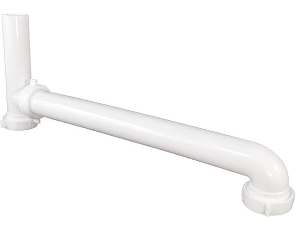 Highcraft Plastic End Outlet Waste for Tubular Drain Applications 1-1/2 ...