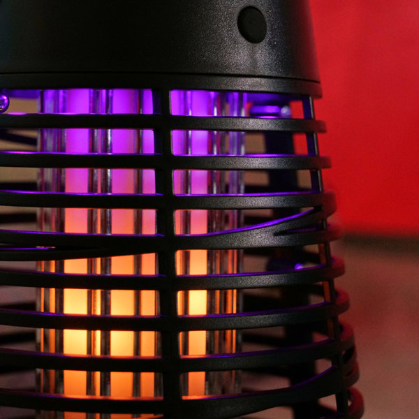 Pic Flickering Flame Solar Portable Bug Zapper Insect Killer Torch ...