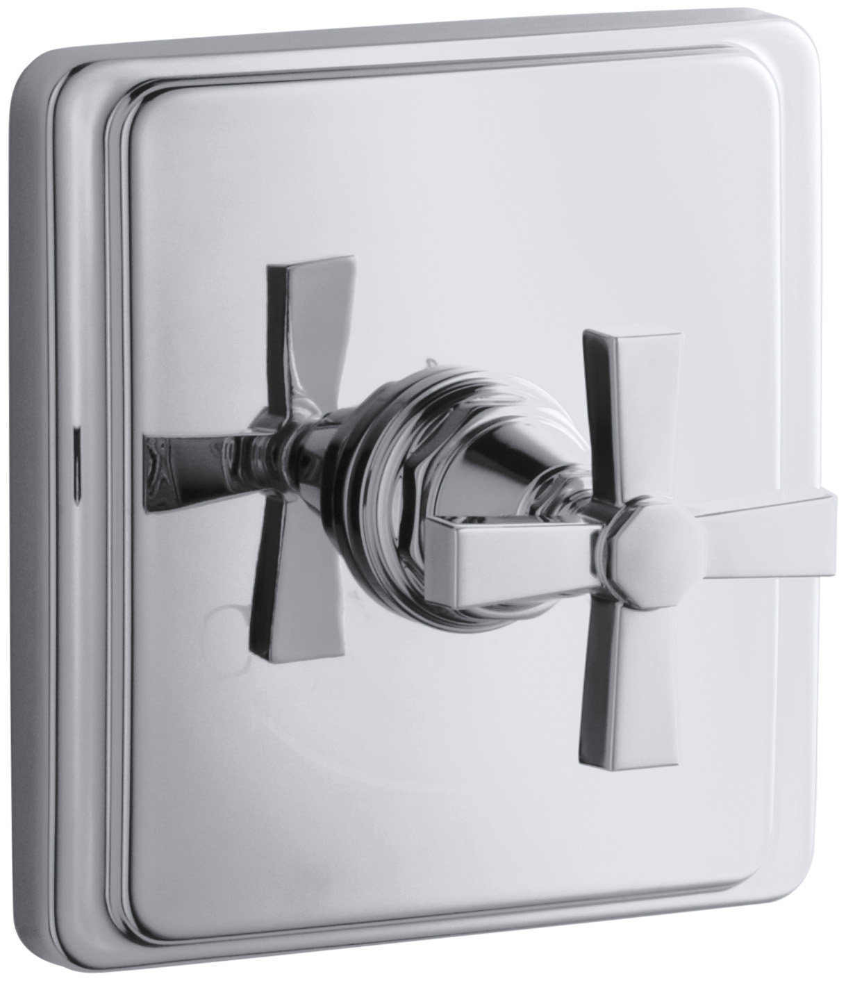 Kohler Pinstripe® Pure Valve Trim with Pure Design Cross Handle for ...