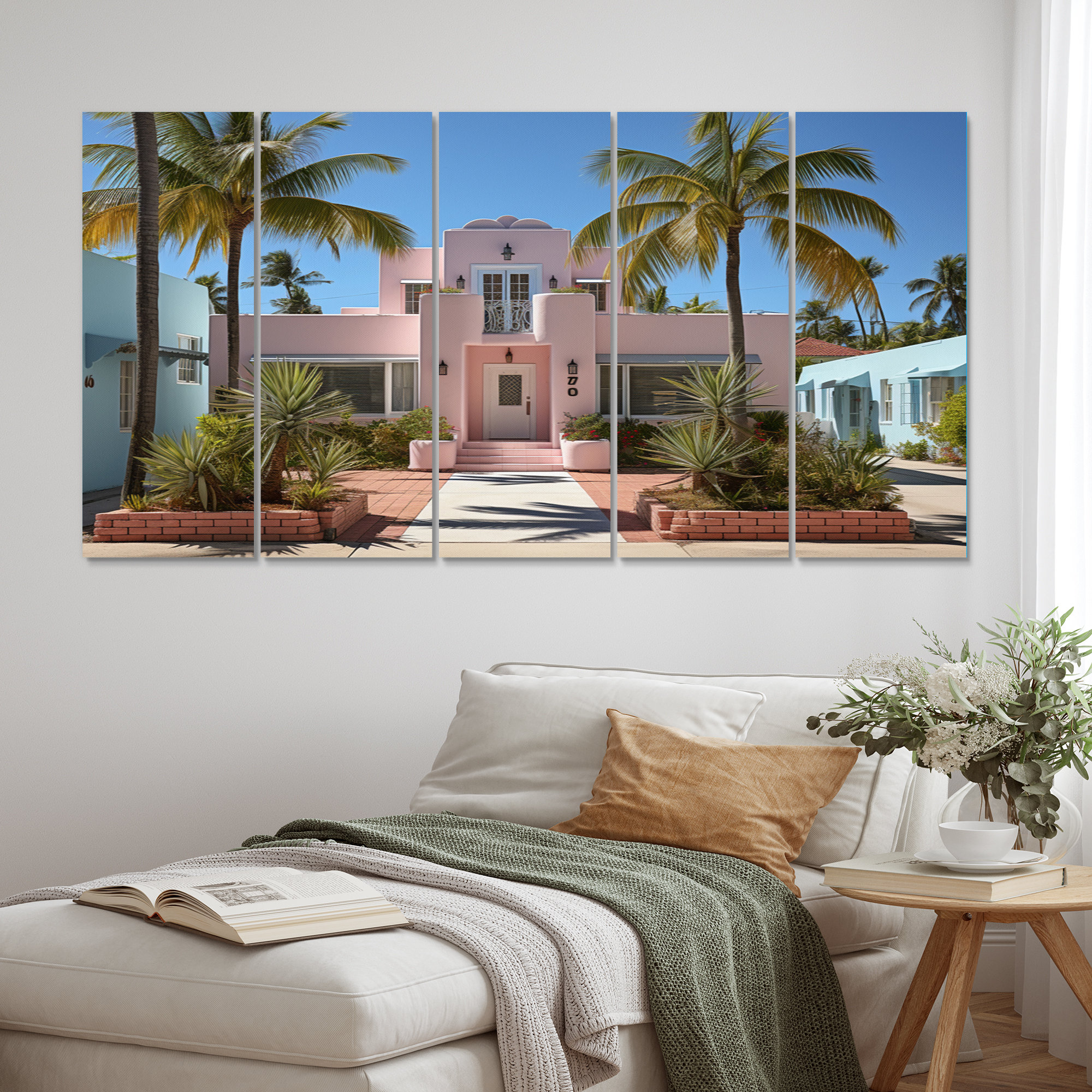 Bay Isle Home " Miami Pink House IV " 5 - Pieces - Wayfair Canada