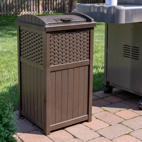 Curbside Trash Cans You'll Love | Wayfair