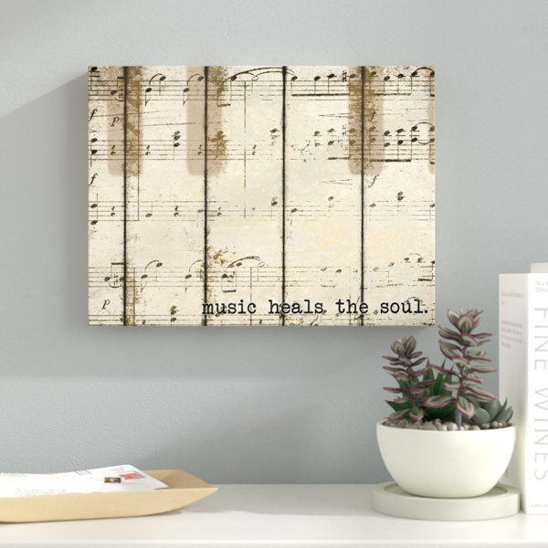 Ebern Designs " Piano Keys Music Black " on Canvas & Reviews | Wayfair