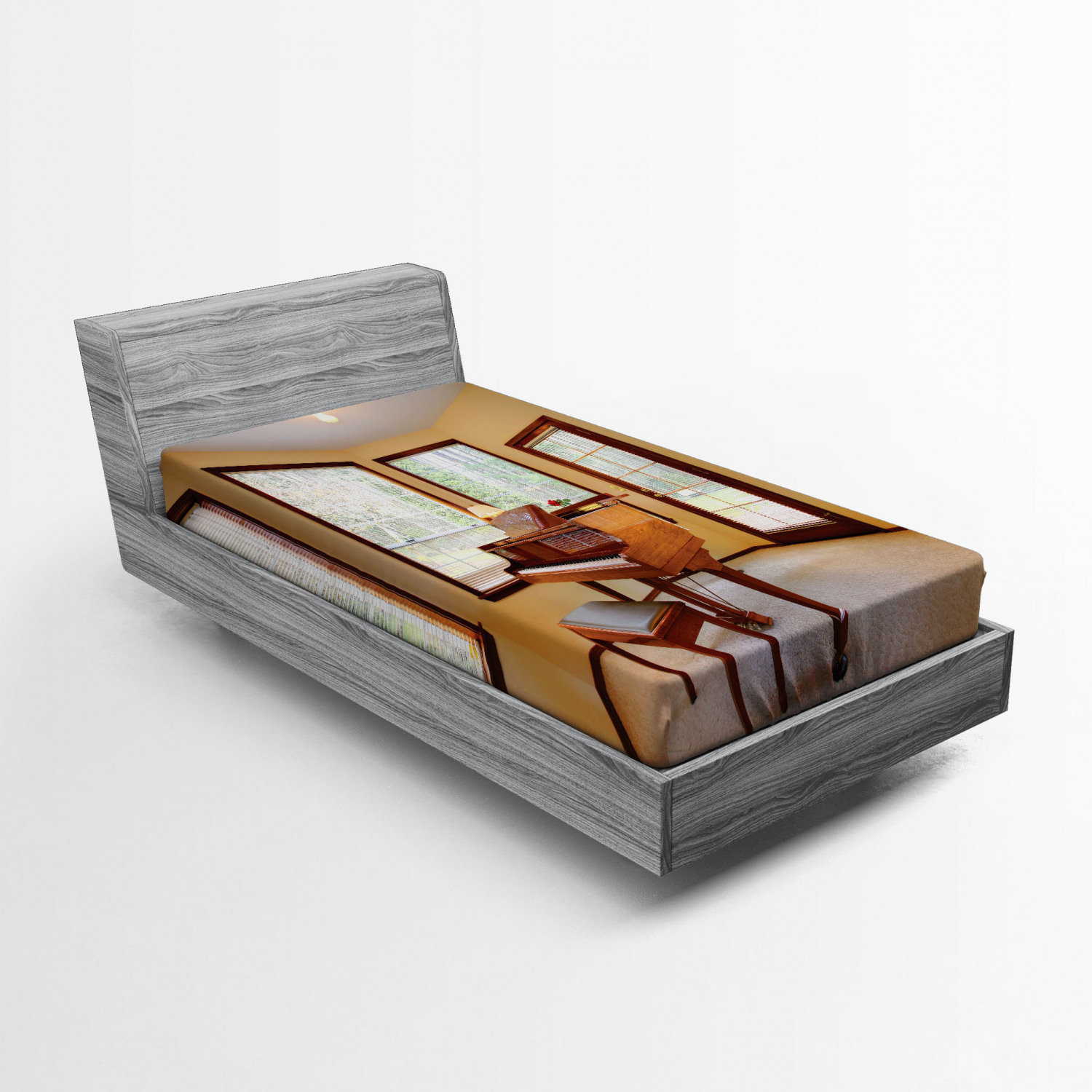 Ambesonne Fitted Sheet | Wayfair