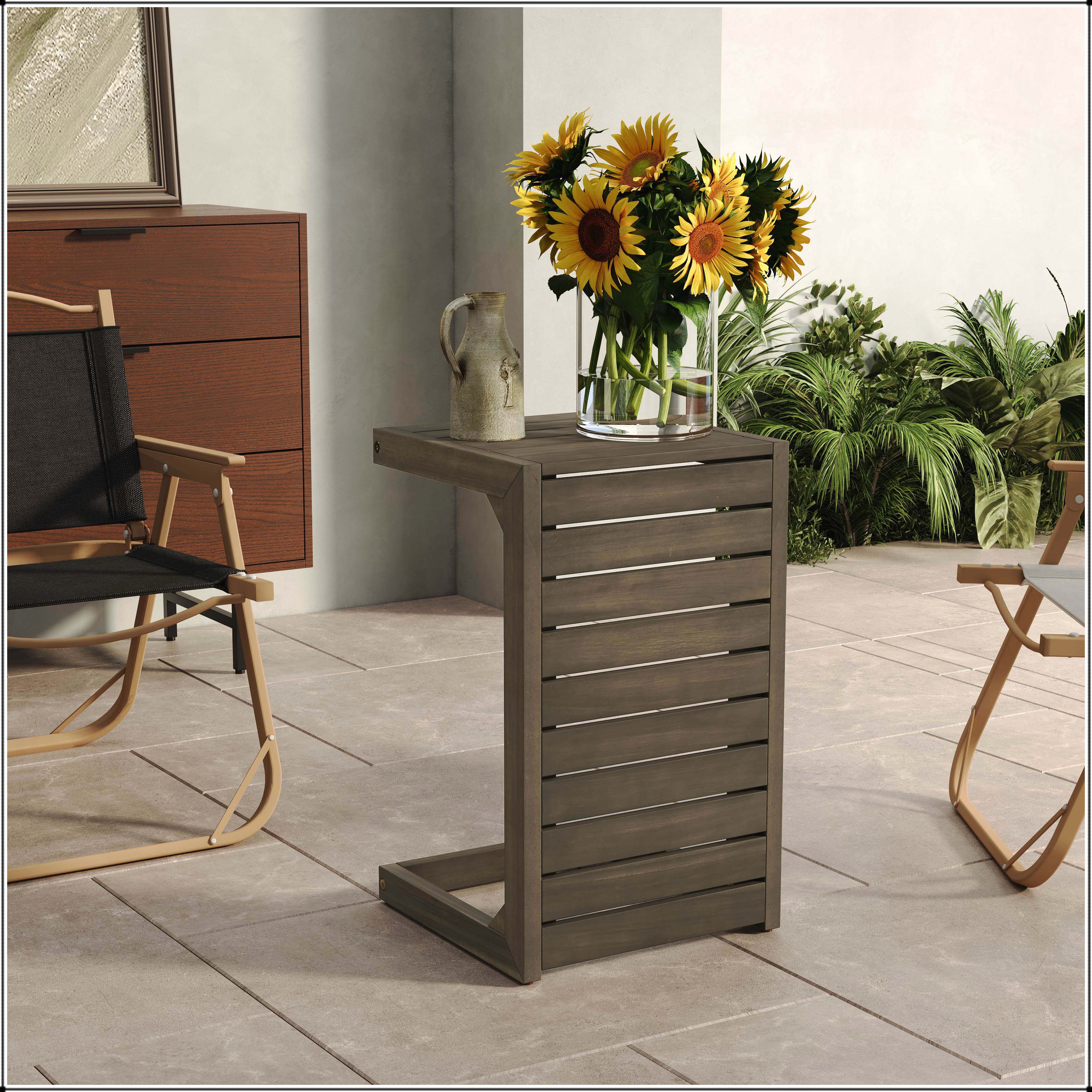 Ebern Designs C-shape end table | Wayfair