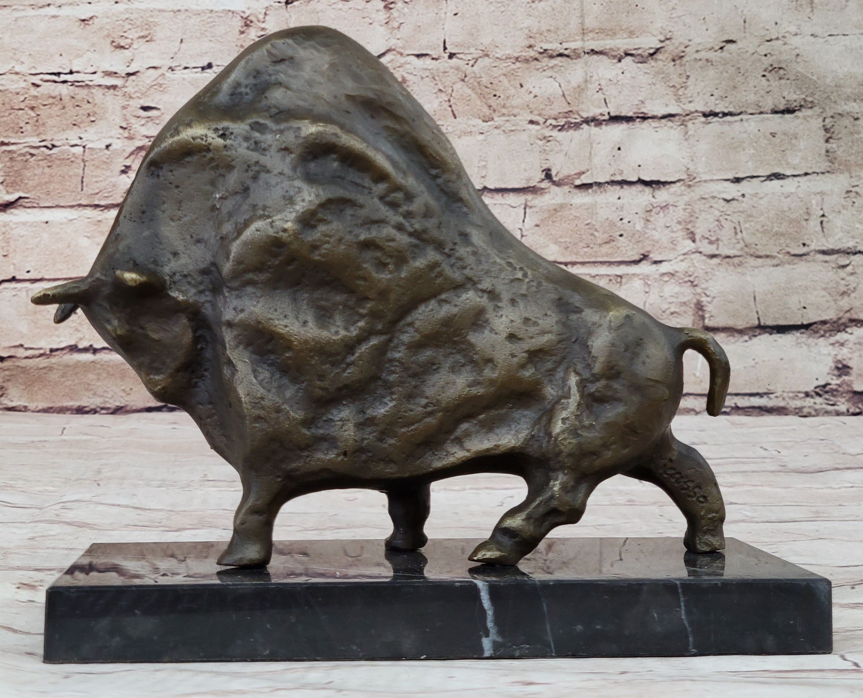 Foundry Select Aiza Abstract Picasso Bull Bronze Statue Sculpture ...