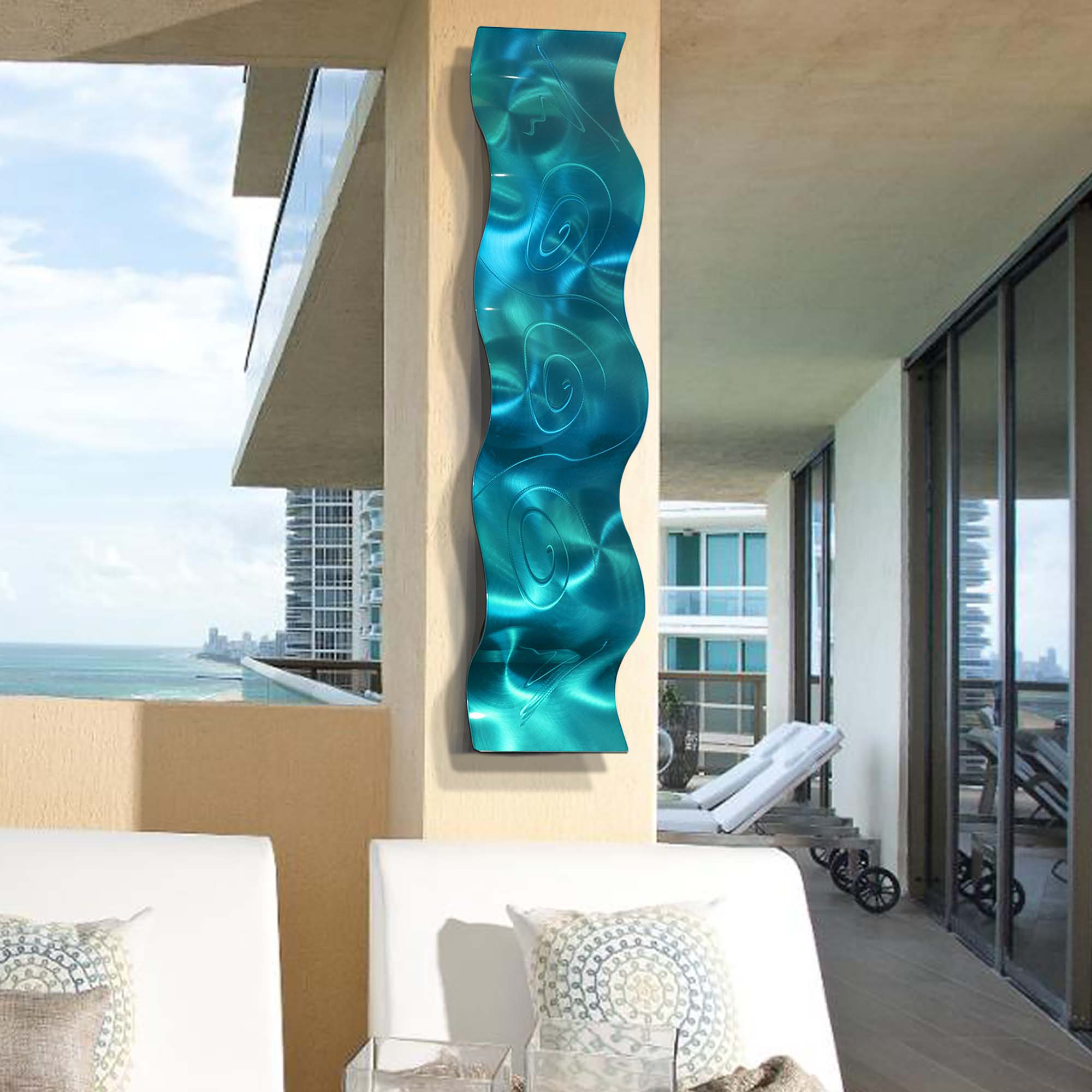 Orren Ellis Handmade Modern Abstract Wall Decor on Metal & Reviews ...