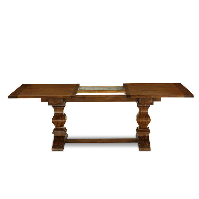 Greyleigh™ Reign Removable Leaf Solid Wood Dining Table & Reviews | Wayfair