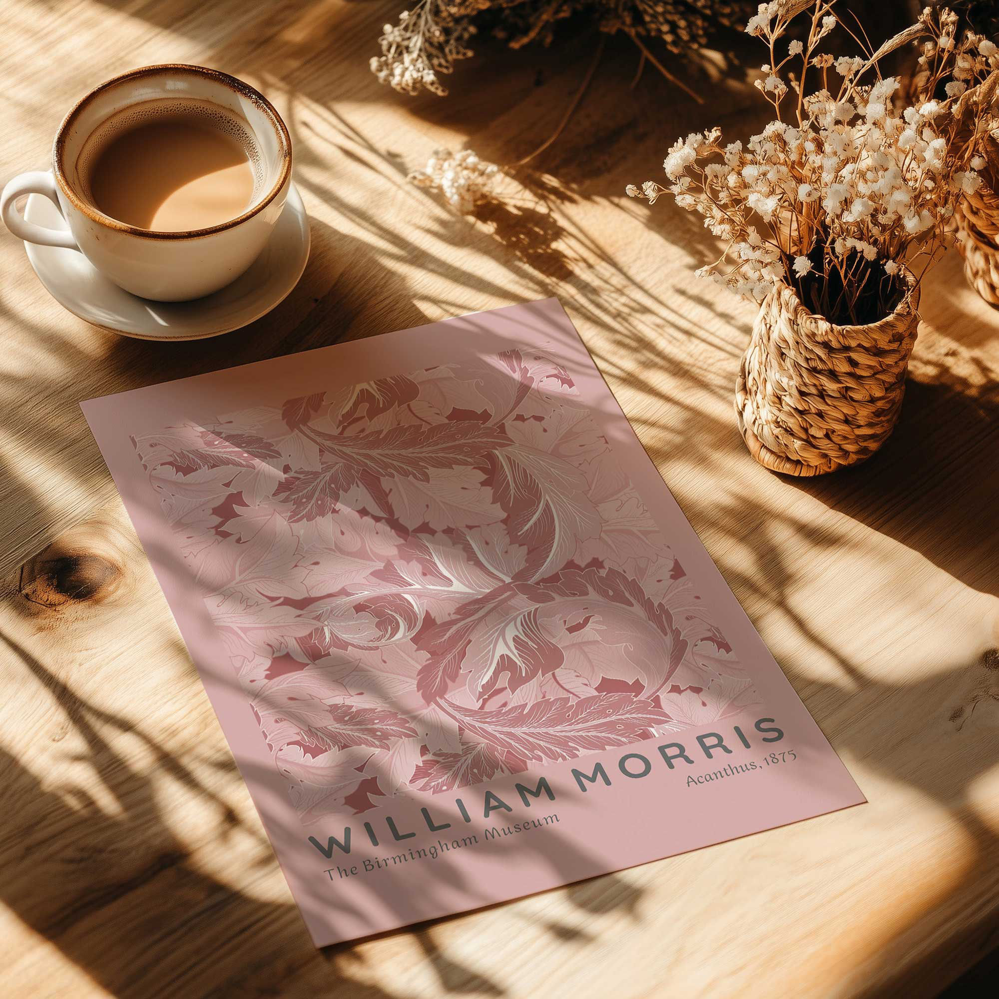 Winston Porter Blush Acanthus by William Morris Print | Wayfair