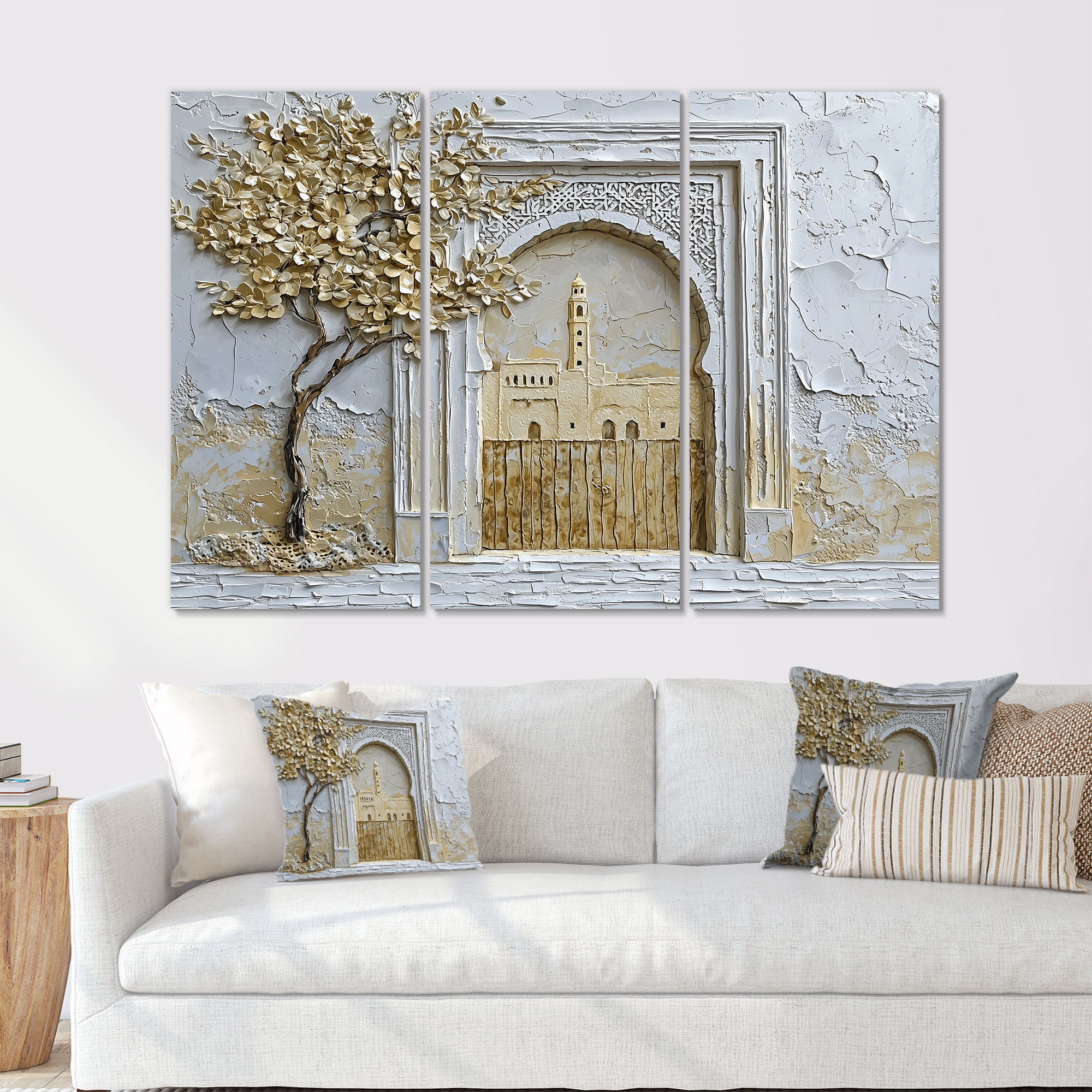 Lark Manor Morocco Gold Fez Medina - Morocco Wall Art Set - Wayfair Canada