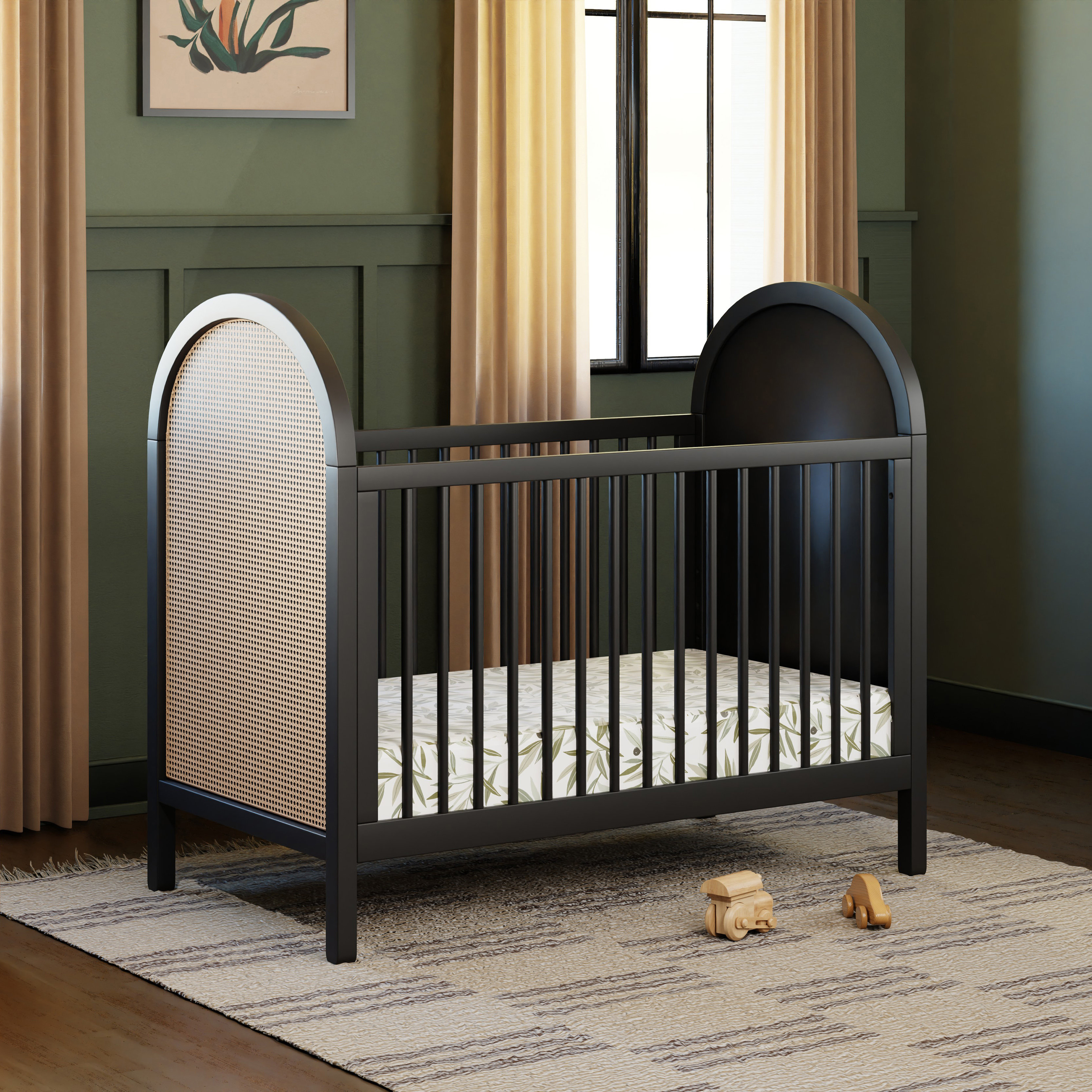 babyletto Bondi Cane 3-in-1 Convertible Crib with Toddler Bed ...
