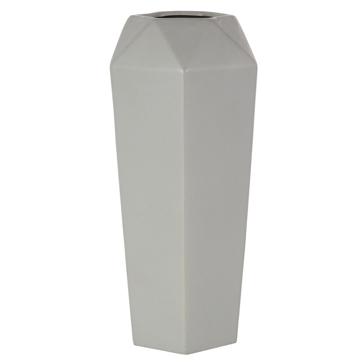 Wrought Studio™ Silcox Geometrical Ceramic Table Vase | Wayfair