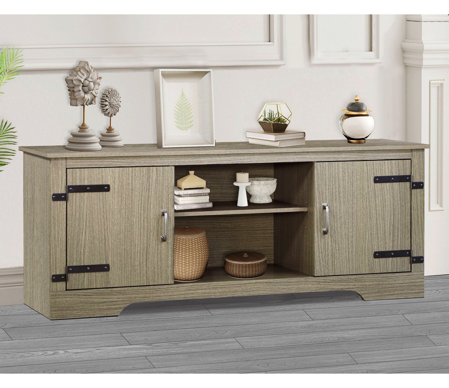 Ebern Designs Crecencio TV Stand for TVs up to 65" & Reviews | Wayfair