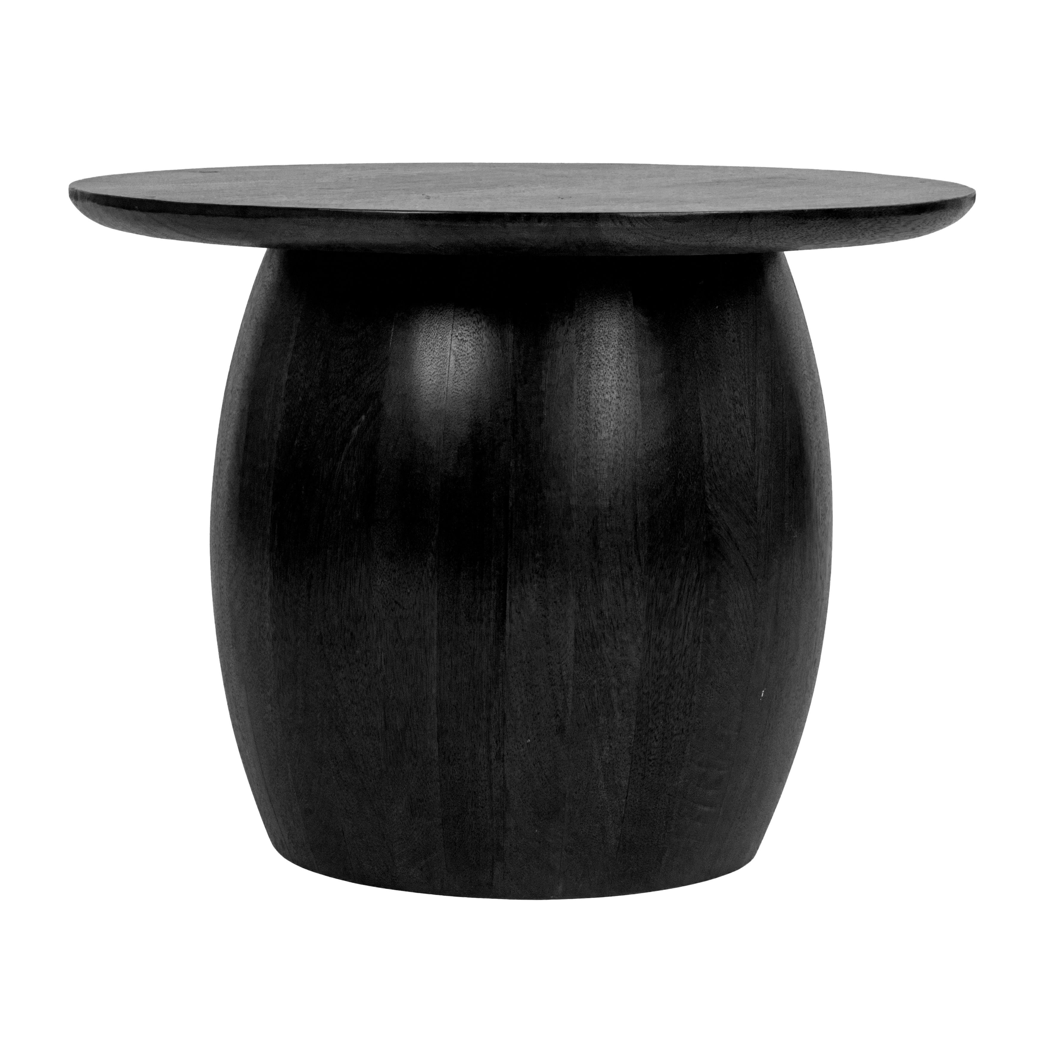 Rowena Interiors Asher Mango Wood Round End Table & Reviews | Wayfair