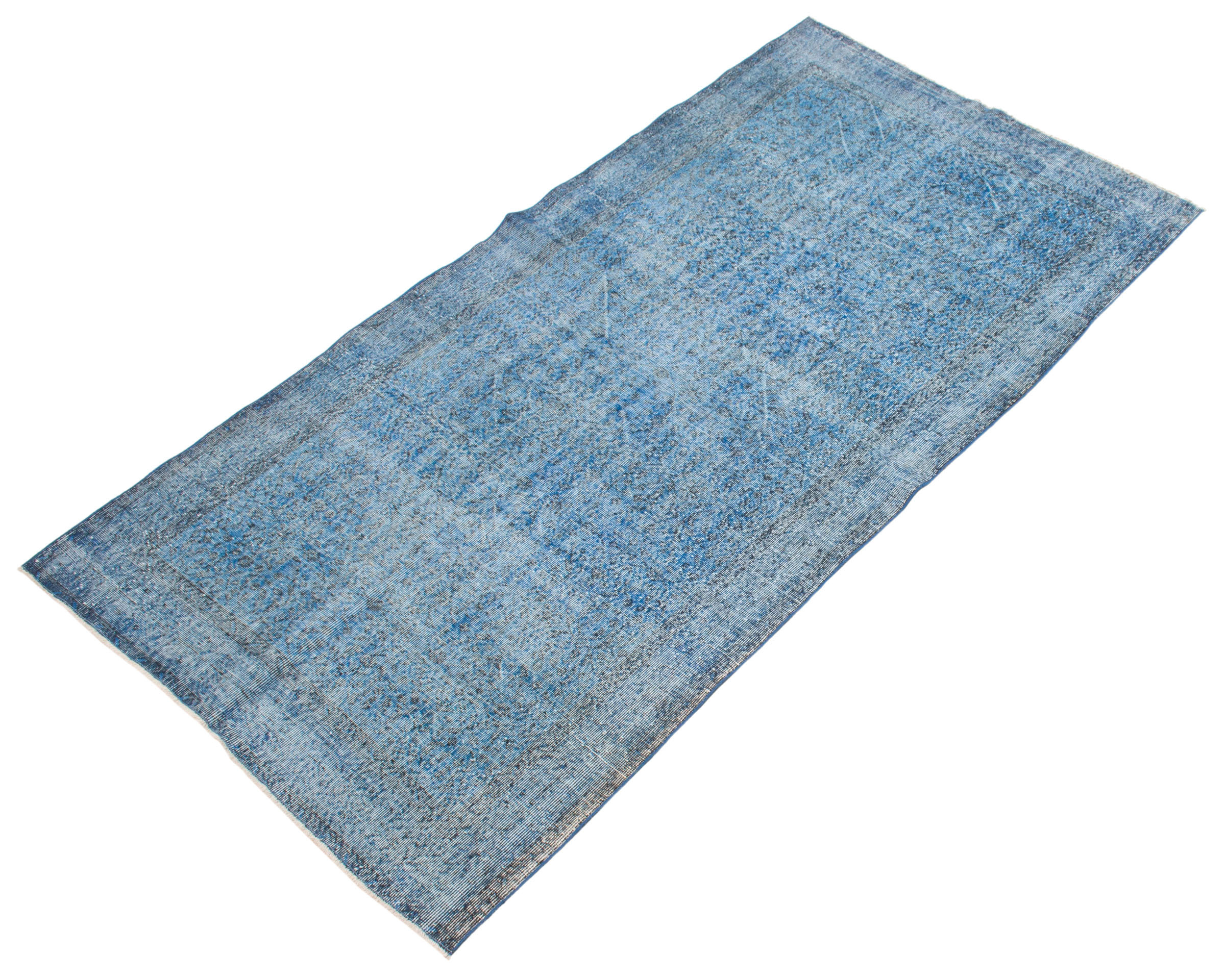 Isabelline Color Transition Dark Blue Rug 4'7" X 9'1" | Wayfair