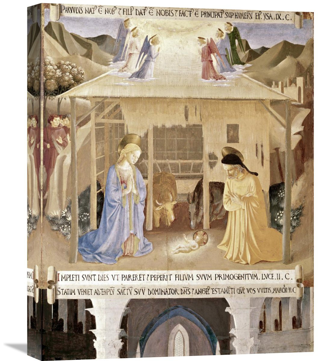 Global Gallery 'Nativity' by Fra Angelico Painting Print on Wrapped ...