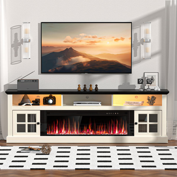 Ivy Bronx 70" Fireplace Tv Stand For Tvs Up To 80" With Storage ...