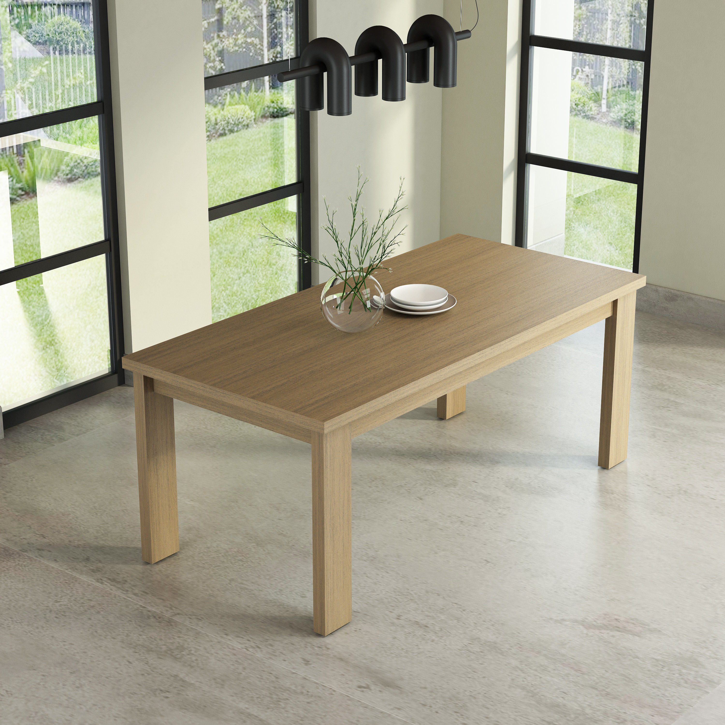 Latitude Run® Tullett 74.8" Dining Table | Wayfair