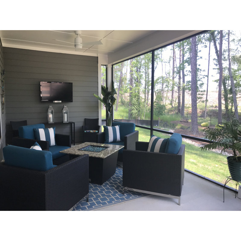 ModVue 8 ft. H x 8 ft. W Privacy Screen Aluminum Fencing | Wayfair