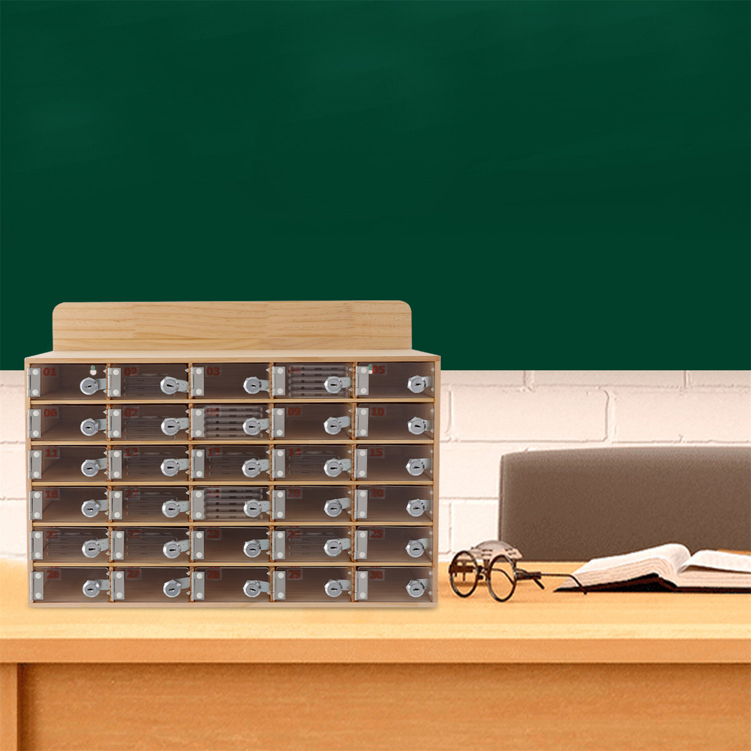 YINXIER 30 Slots Cell Phone Storage Cabinet | Wayfair