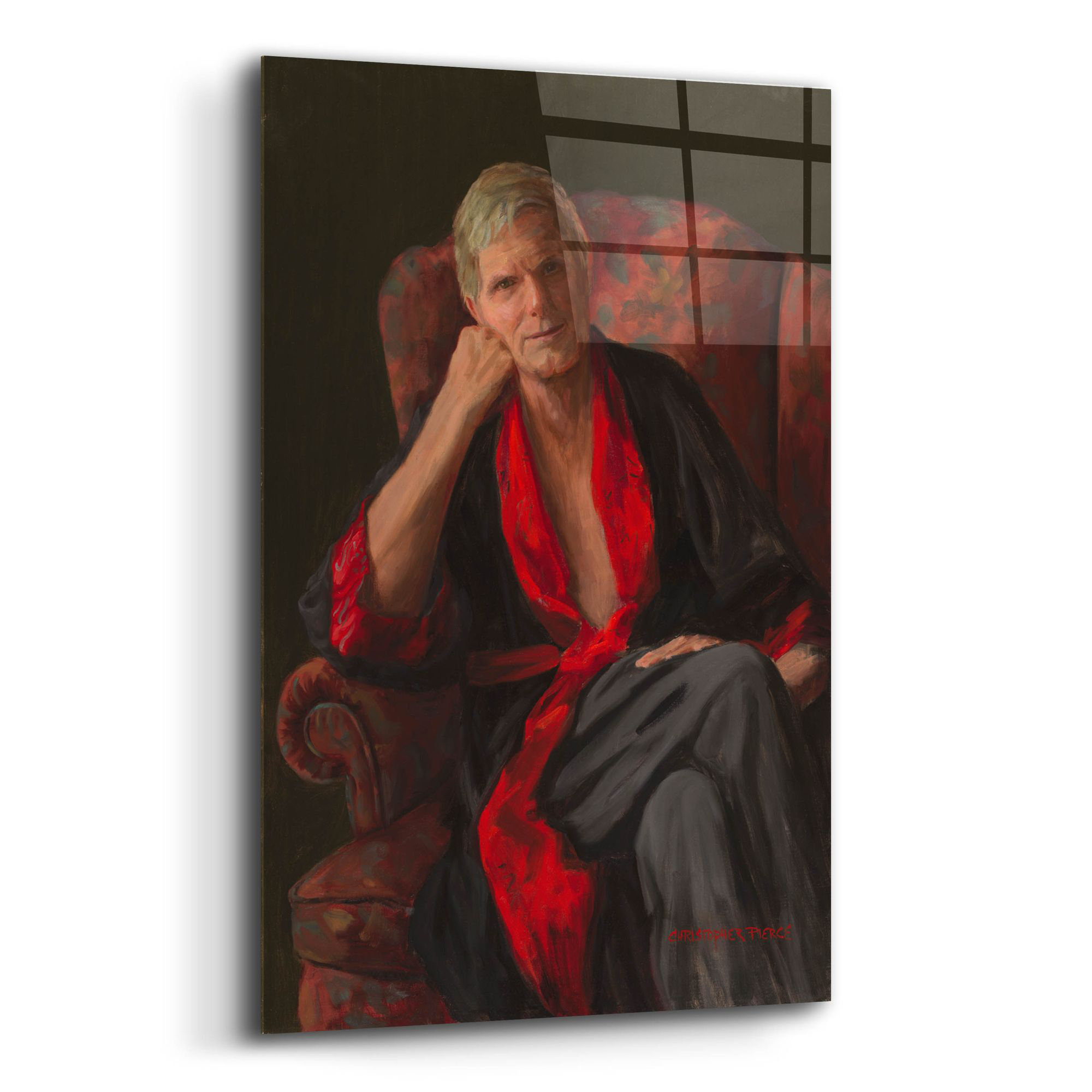 Winston Porter Listening On Plastic / Acrylic by Christopher Pierce ...