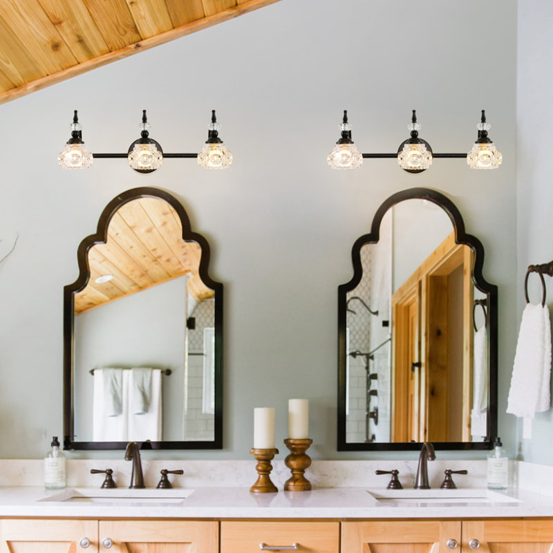 House of Hampton® Janila 3 - Light Vanity Light & Reviews | Wayfair