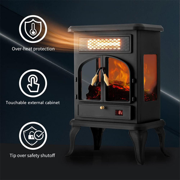F2C Global Limited 1000 BTU Electric Compact Space Heater with ...