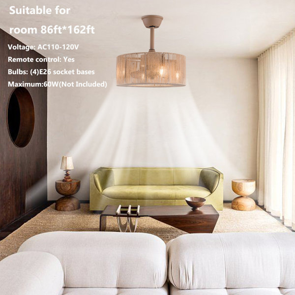 Wrought Studio Beidleman 18" Ceiling Fan with Remote Control & Reviews ...