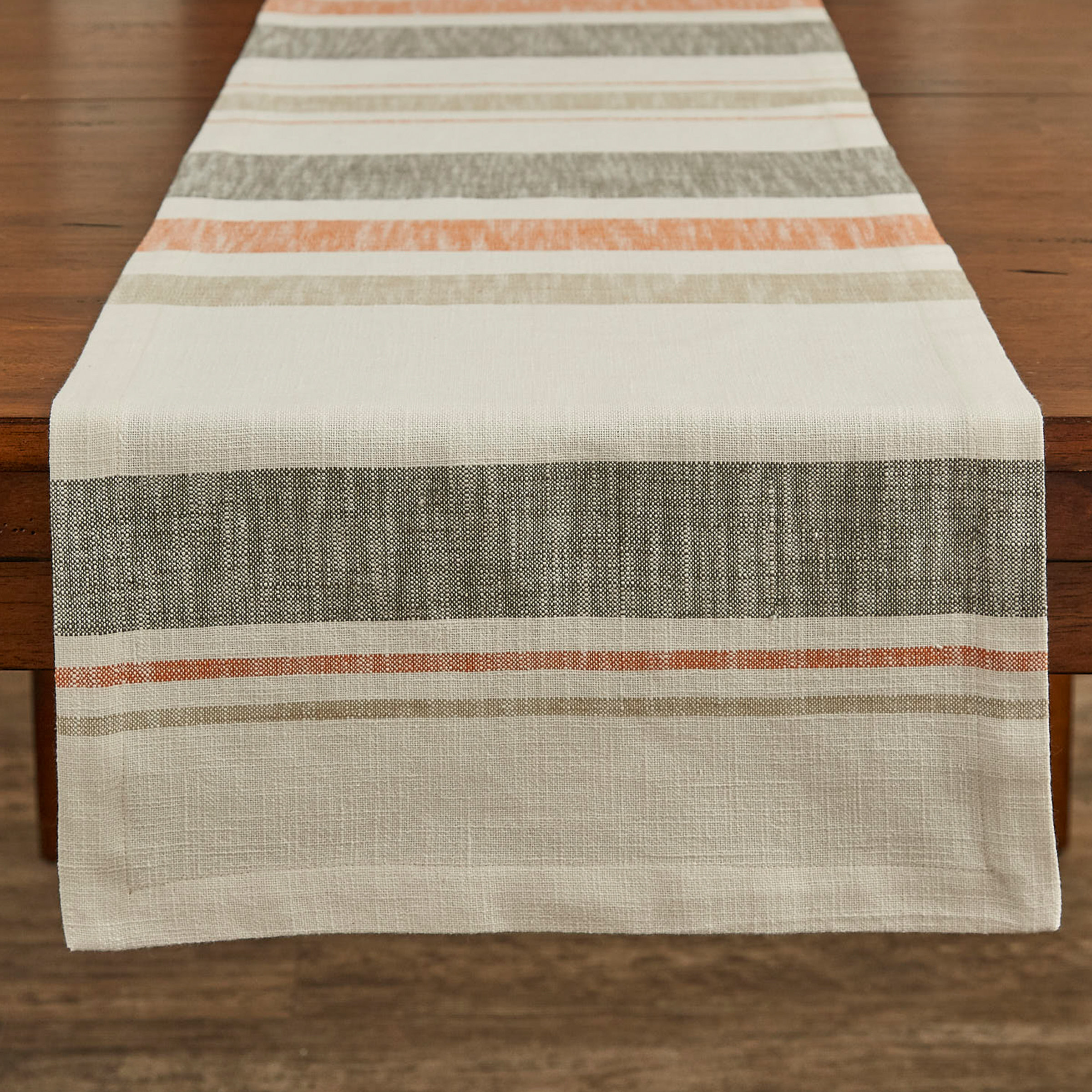 August Grove® Hayride Stripe Table Runner 15" x 54" | Wayfair