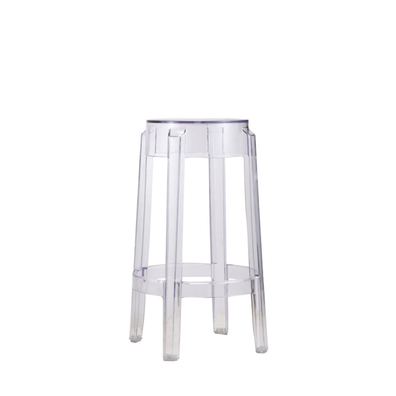 paj interiors Ghost Stool Backless 30'''' | Wayfair