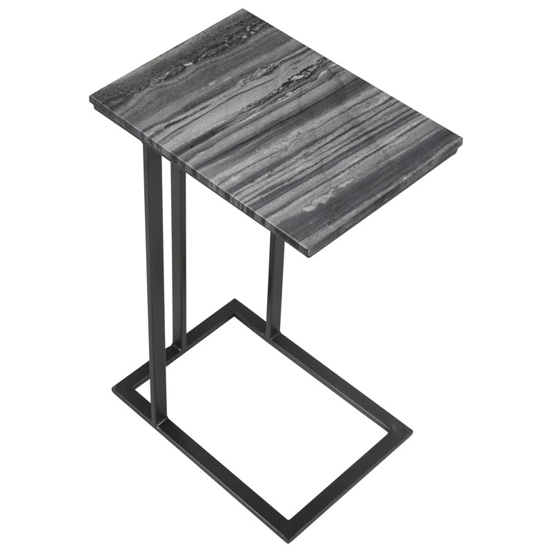 Wade Logan® Amenadiel Marble Top C Table End Table & Reviews | Wayfair