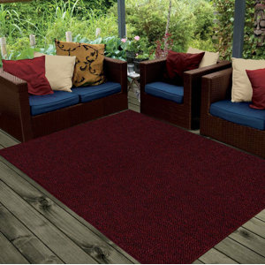 8' x 10' Red Outdoor Rugs You'll Love | Wayfair