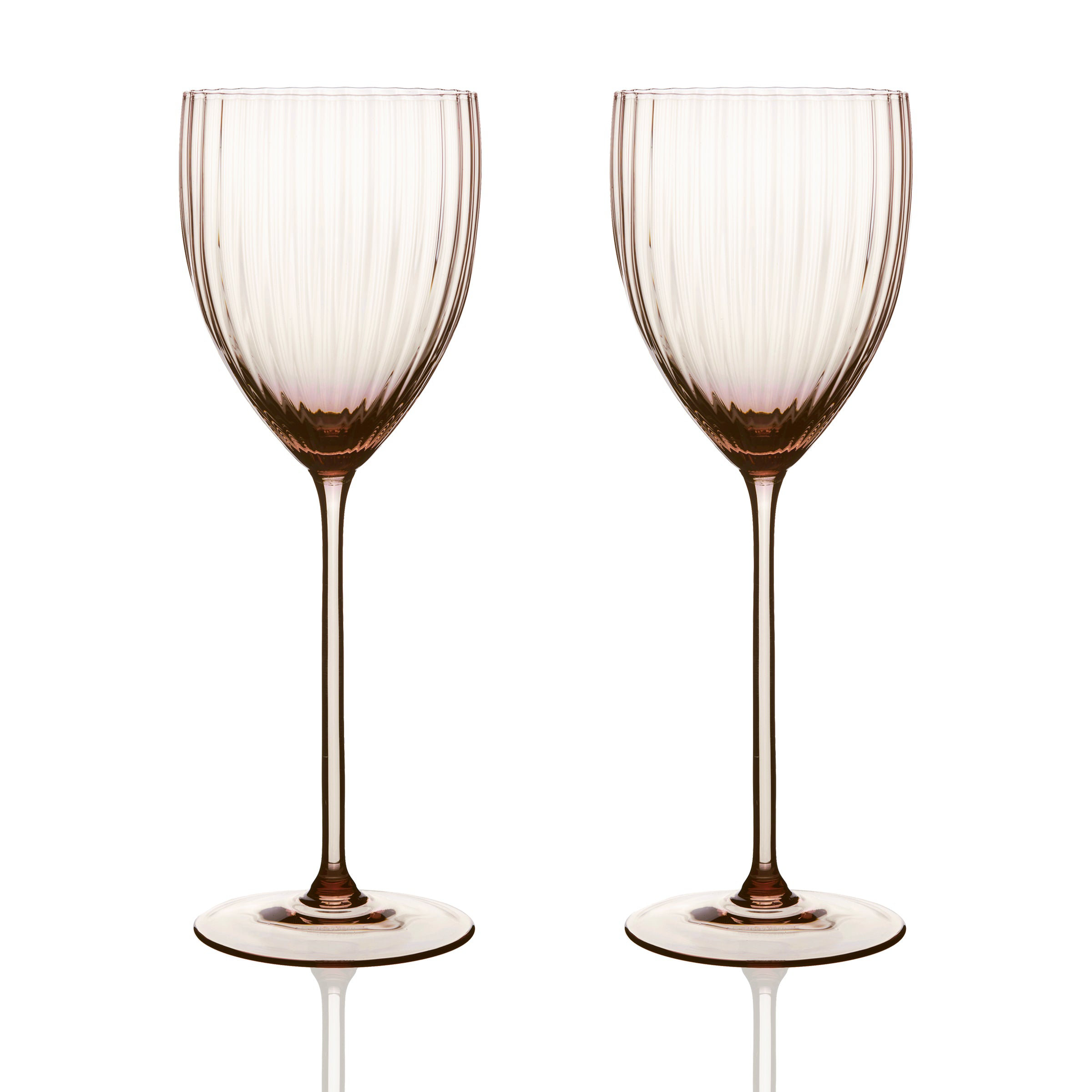 Caskata Quinn Optic White Wine Glasses | Perigold