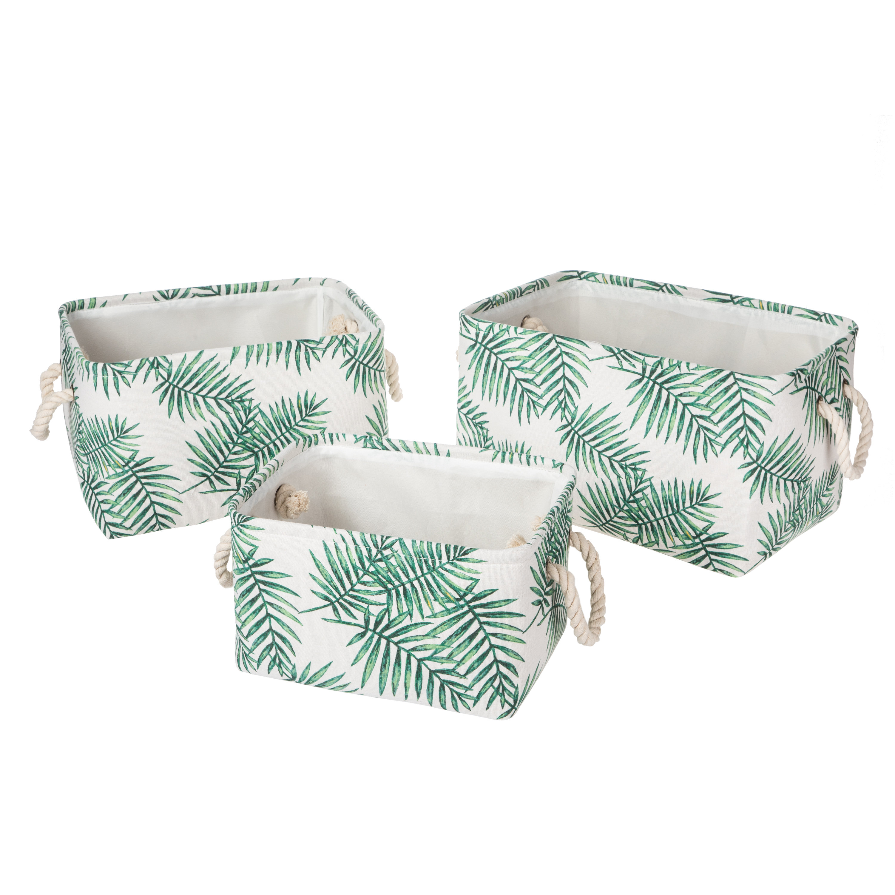 Bayou Breeze 3 Piece Fabric Crate Set & Reviews | Wayfair