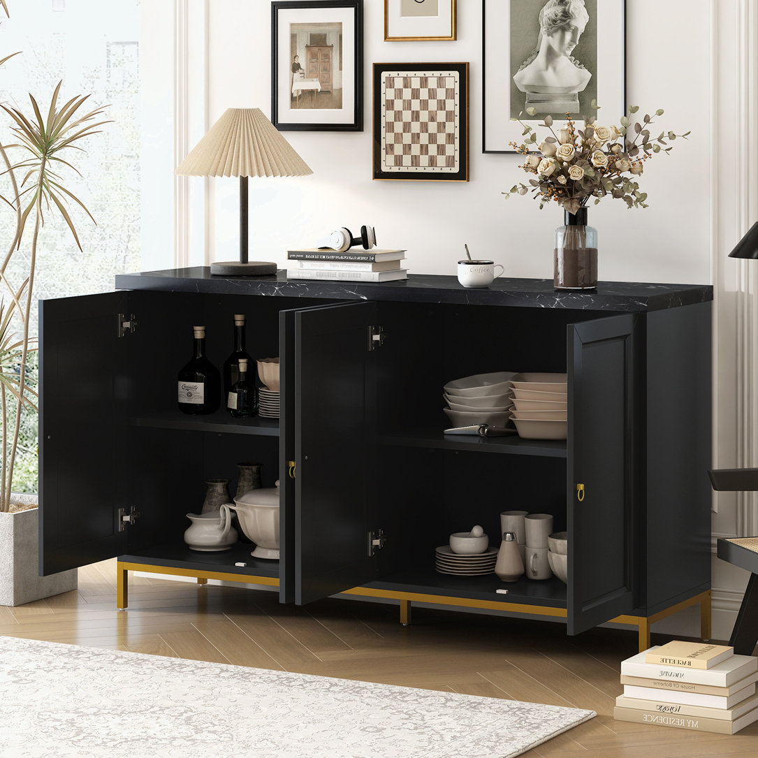 Mercer41 Modern Sideboard with Extra Large Storage Space | Wayfair
