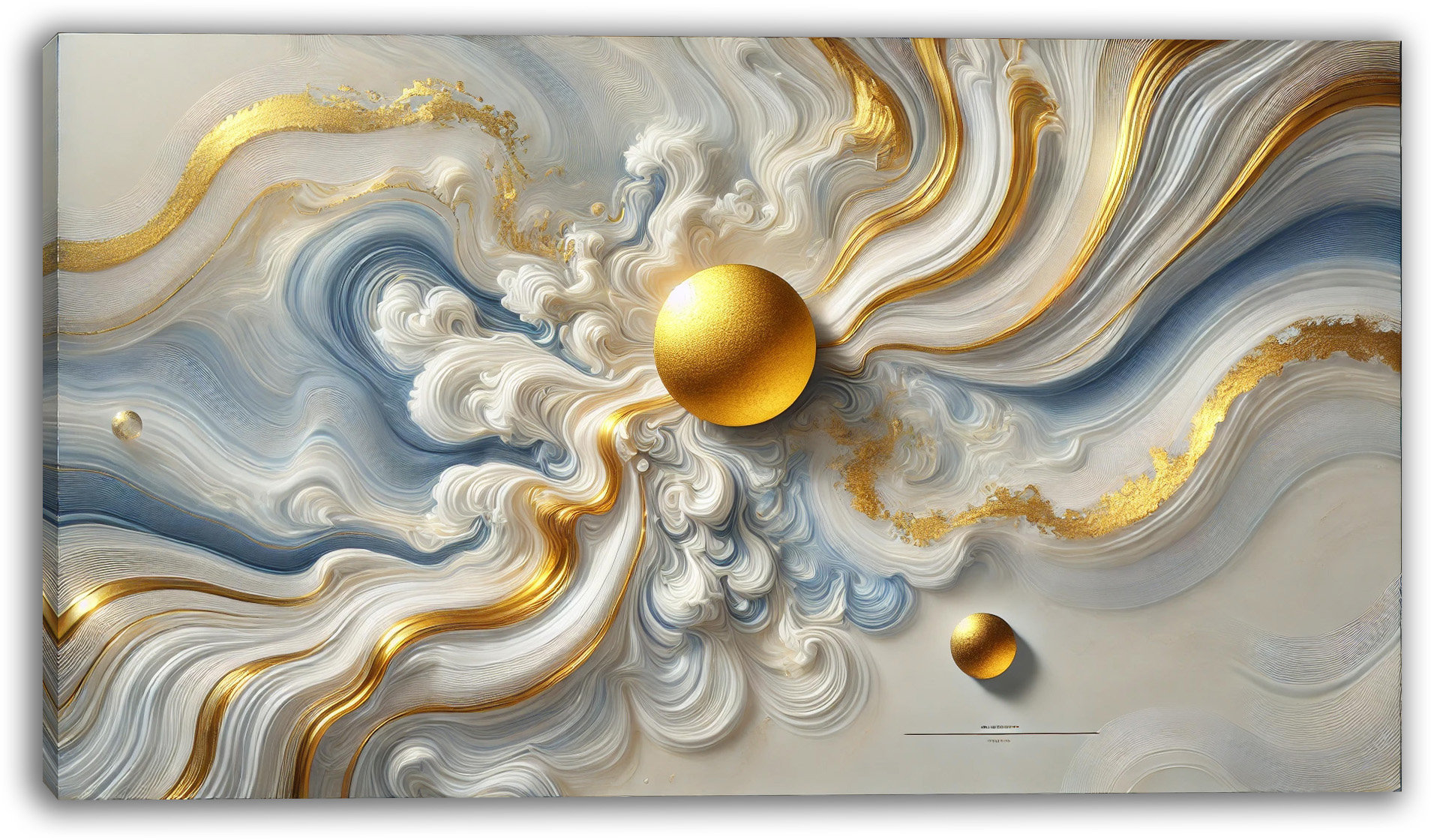 Mercer41 Cosmic Energy Flow - Abstract Print Canvas Wall Art | Wayfair