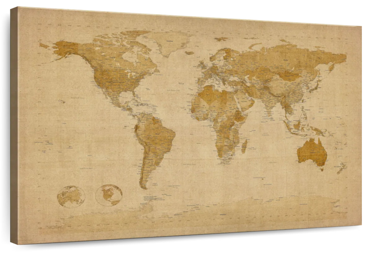 Breakwater Bay Aliaz World Map Antique Style I - Wayfair Canada