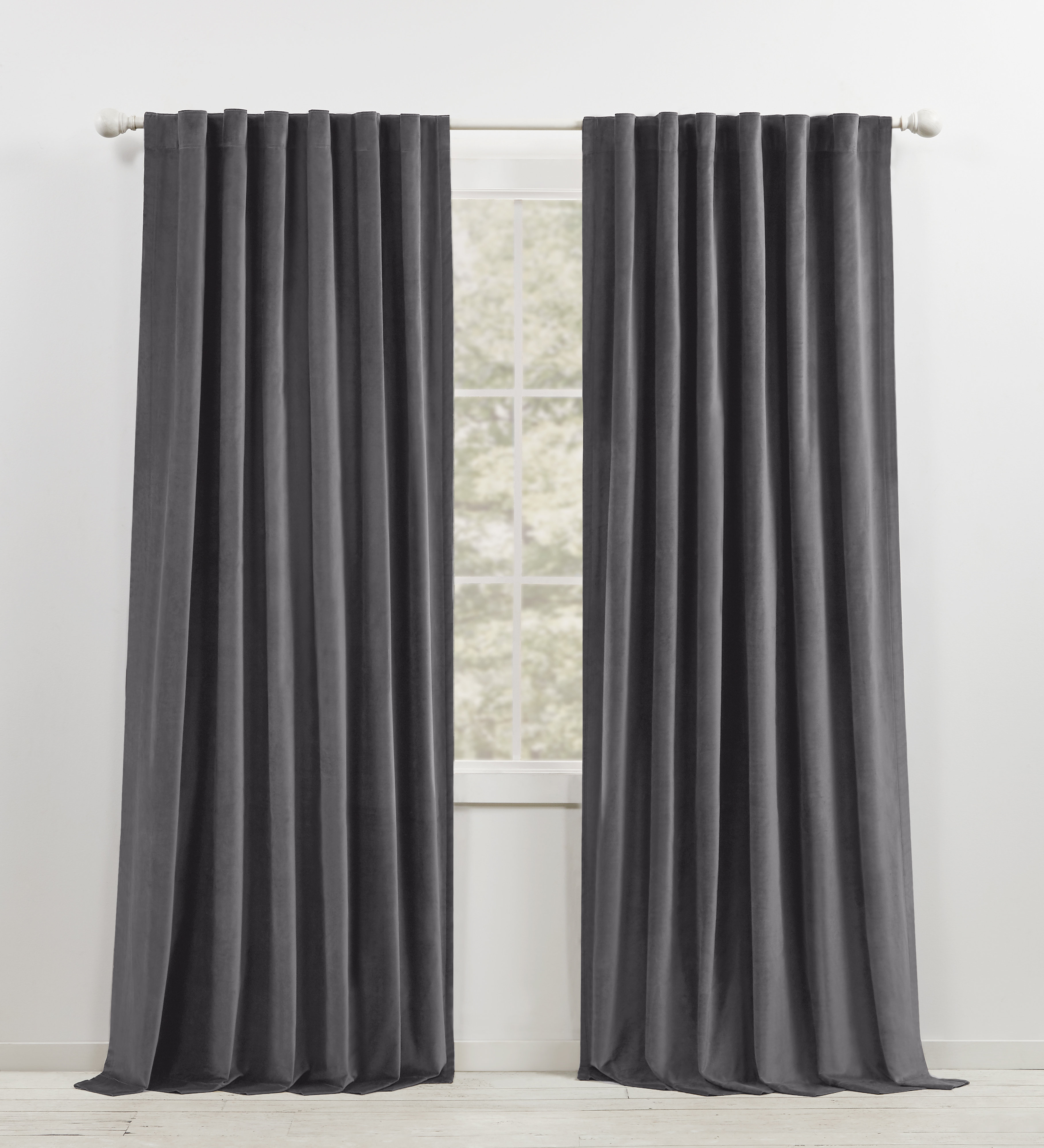Lauren Ralph Lauren Velvety Room Darkening Solid 100% Cotton Velvet ...