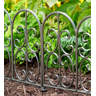 Plow & Hearth Montebello Wrought Iron Garden Edging & Reviews | Wayfair
