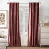 Mercer41 Dessy Velvet Curtains 2 Panel Set Super Soft luxury Rod Pocket ...