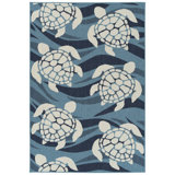Nautical Outdoor Rugs You'll Love | Wayfair