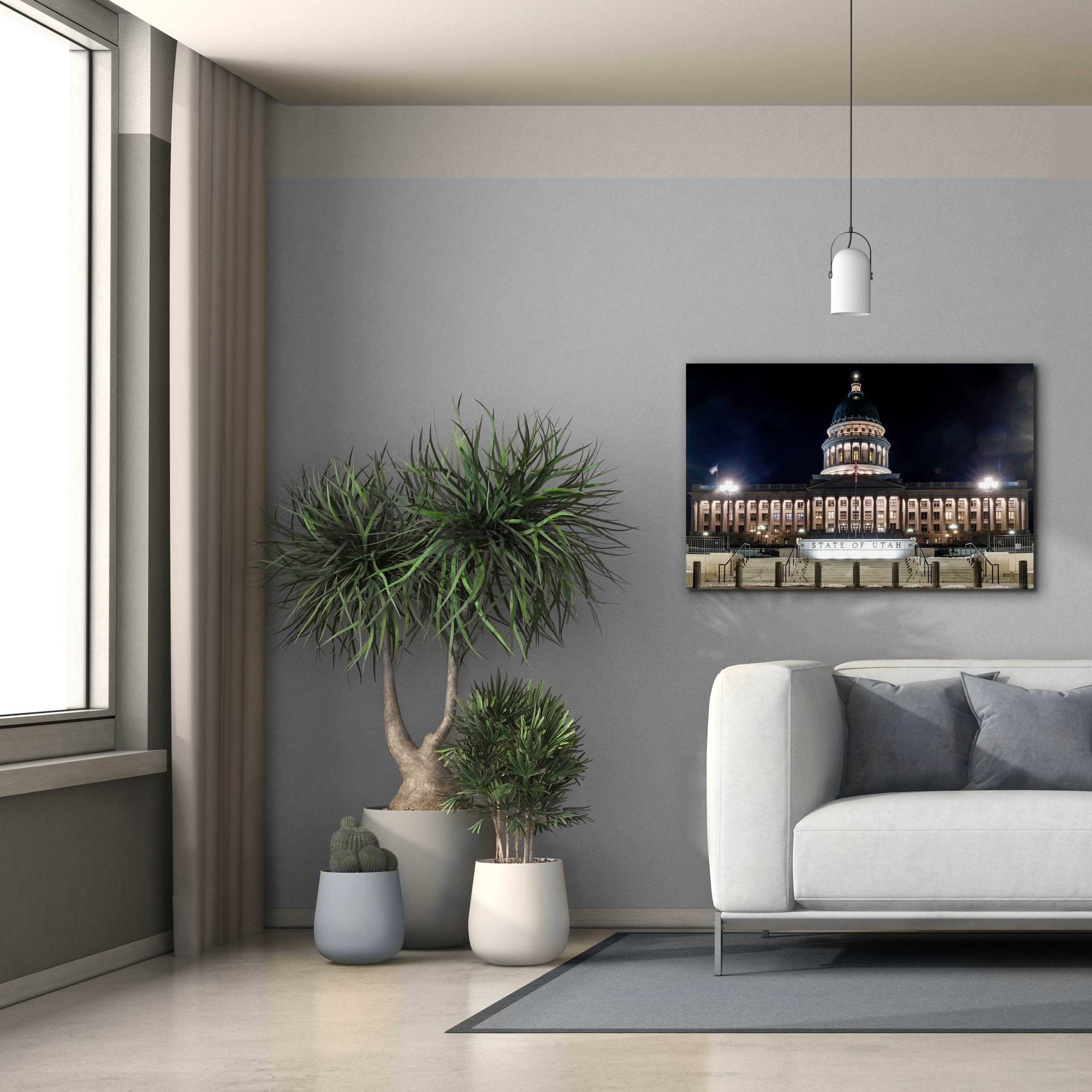 Latitude Run® 'Utah State Capitol Nighttime' by Epic Portfolio Canvas ...