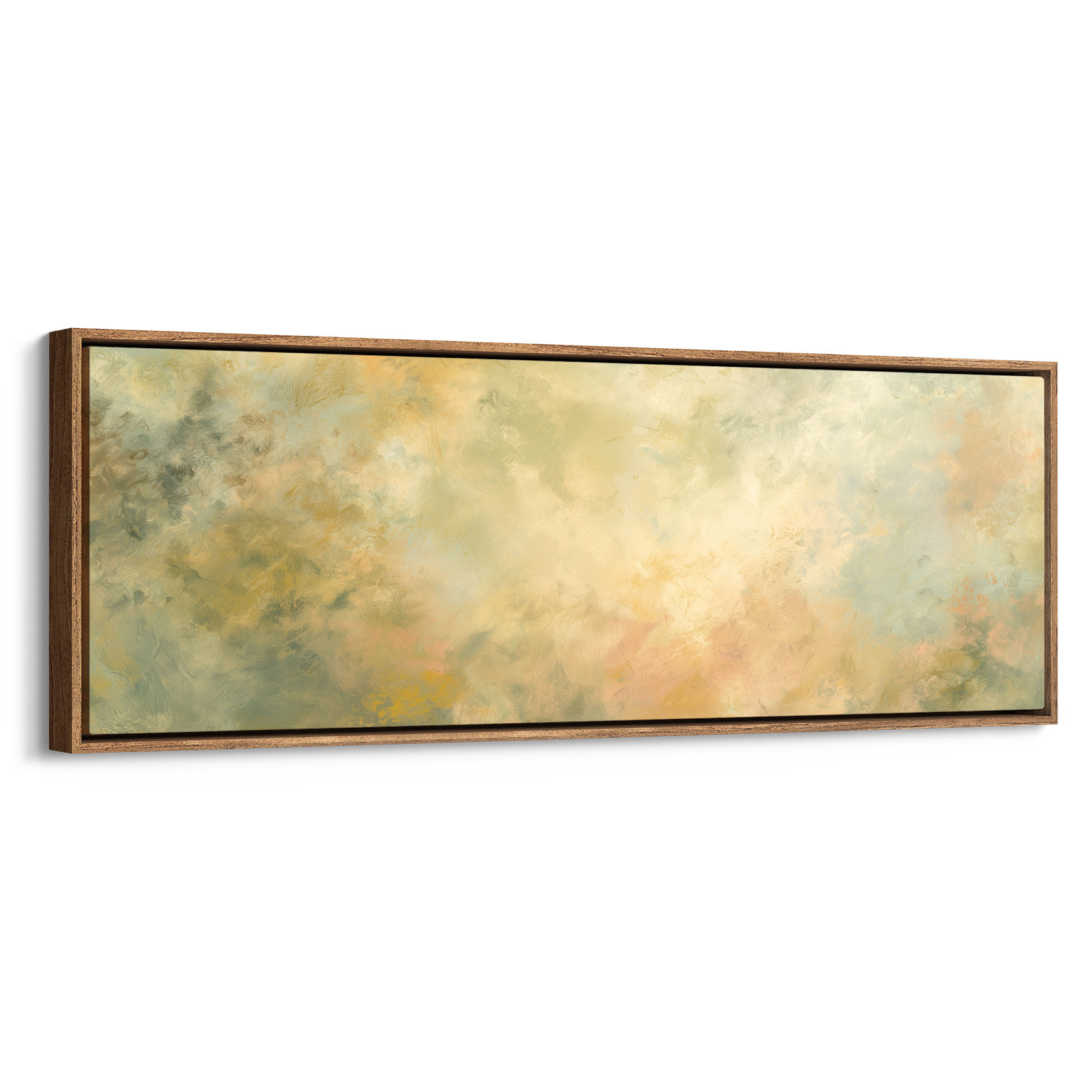 SIGNFORD Soft Golden Abstract Cloud Field for Bedroom or Living Room ...