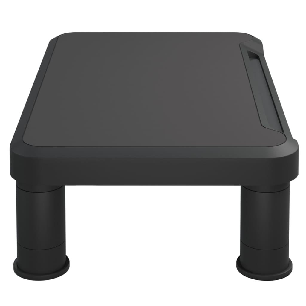 vidaXL Monitor Stand Black HIPS (High Impact Polystyrene) Compact | Wayfair
