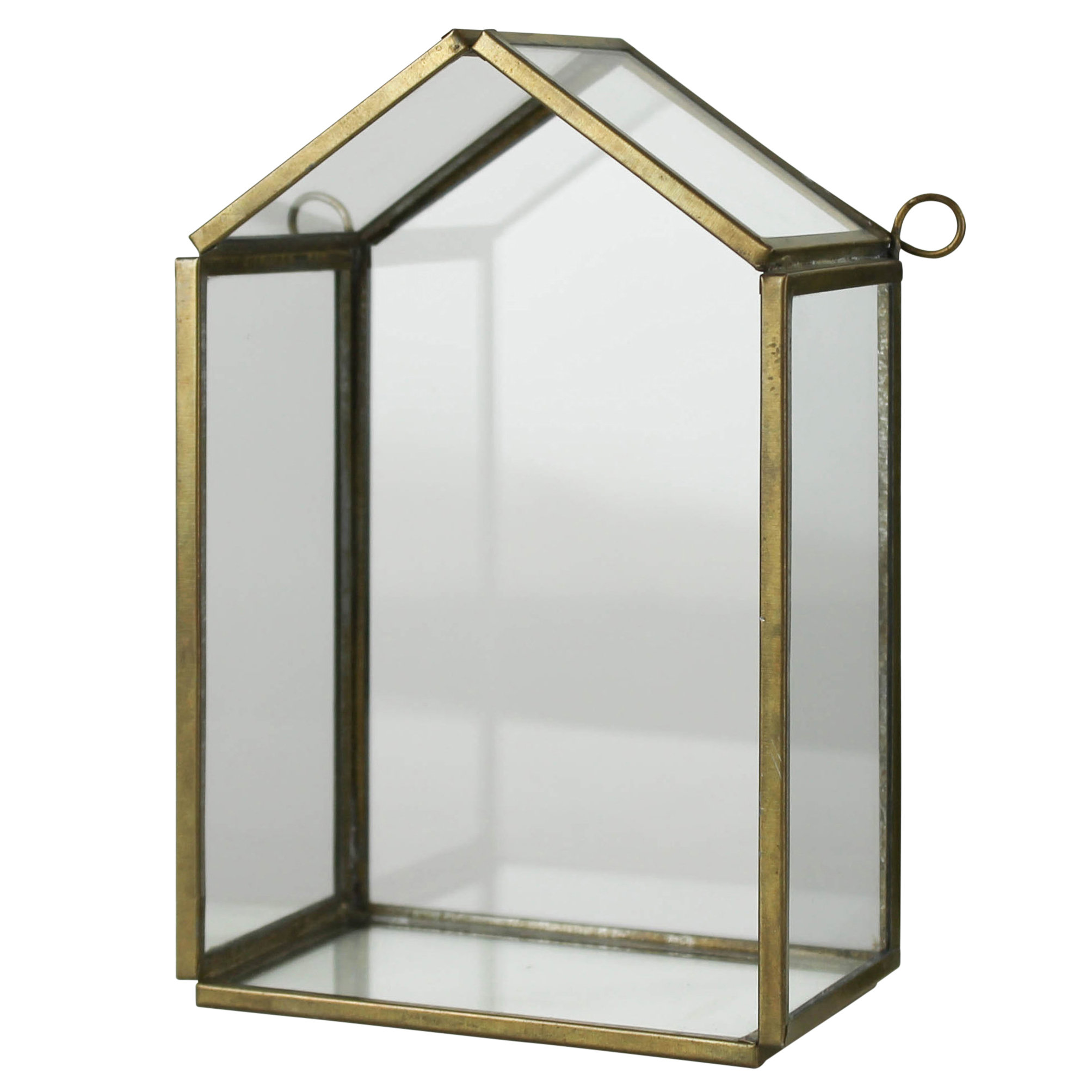 Mercer41 Petite étagère en laiton et verre Hafida - Wayfair Canada